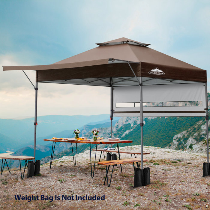 EAGLE PEAK Pop Up Canopies 17 Ft. W x 10 Ft. D Metal Patio Gazebo | Wayfair