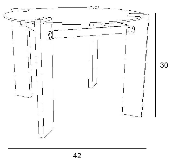 Tronk Design Davis Round Dining Table | Wayfair