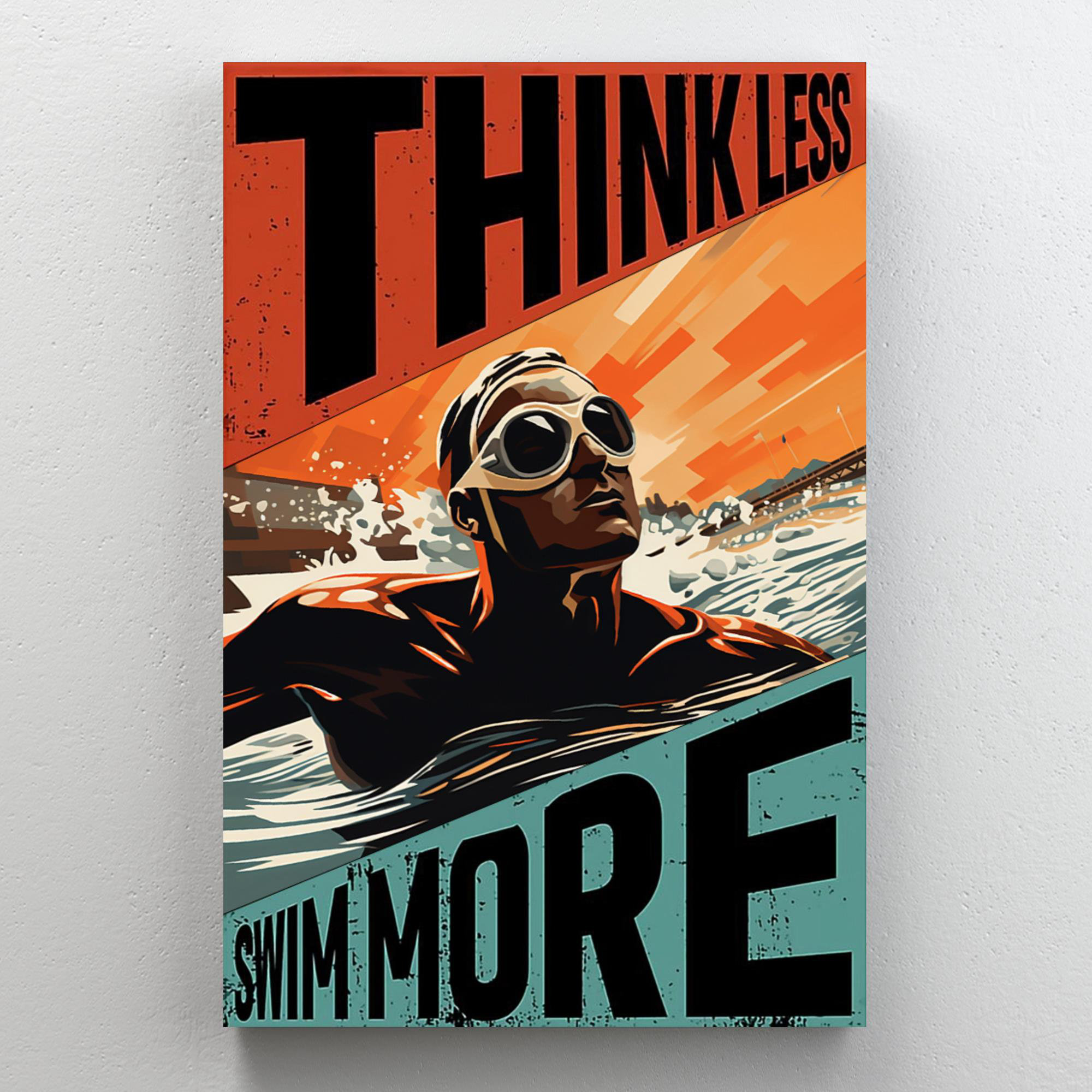 Trinx " Ythink Less Swim More " | Wayfair