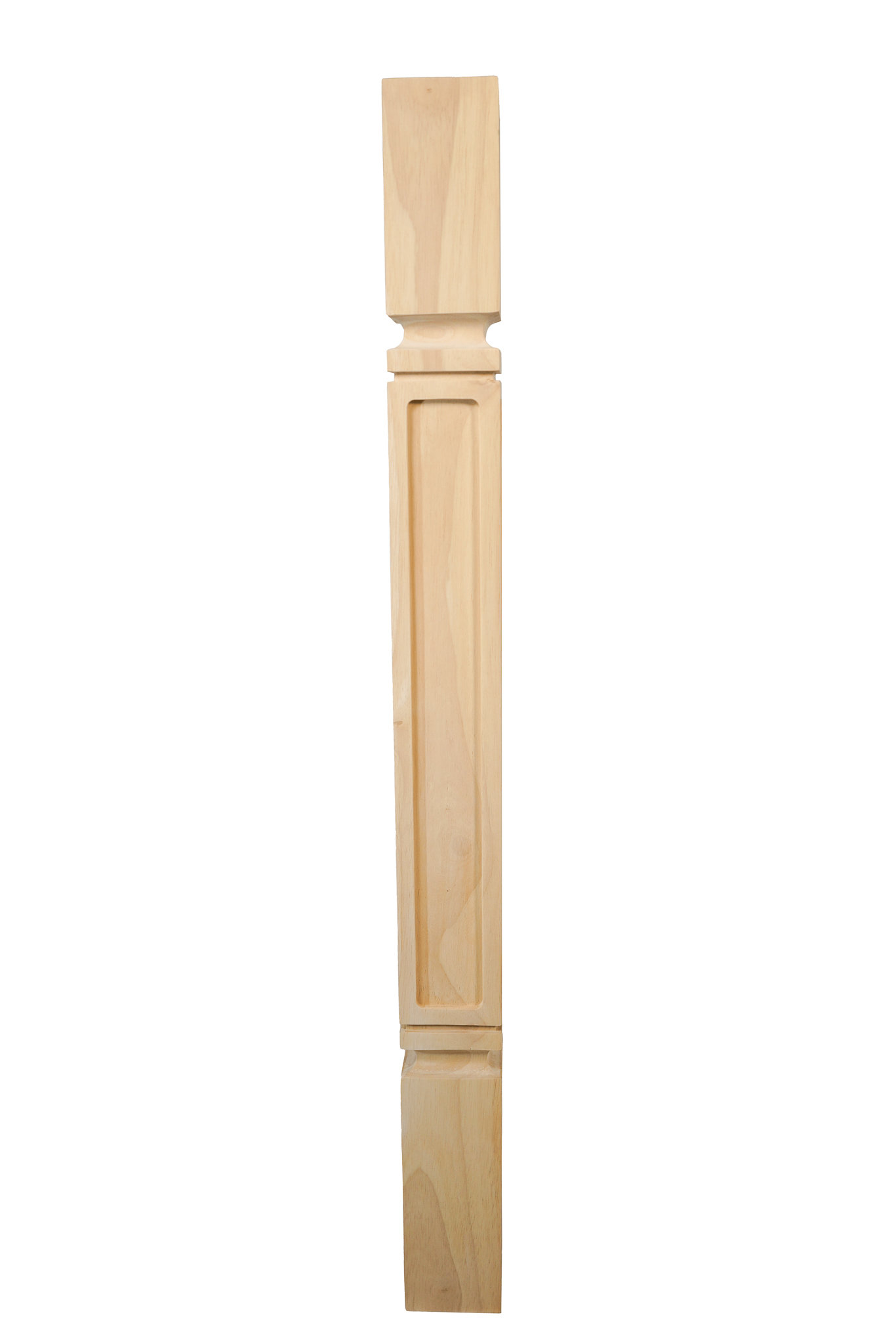bingltd Rubberwood Unfinished Hardwood Post | Wayfair