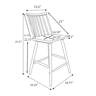 Laurel Foundry Modern Farmhouse® Bim Spindle Back Counter Stool | Wayfair