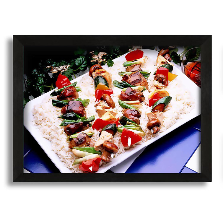 Brayden Studio Kebab Platter - Single Picture Frame Print on Canvas ...