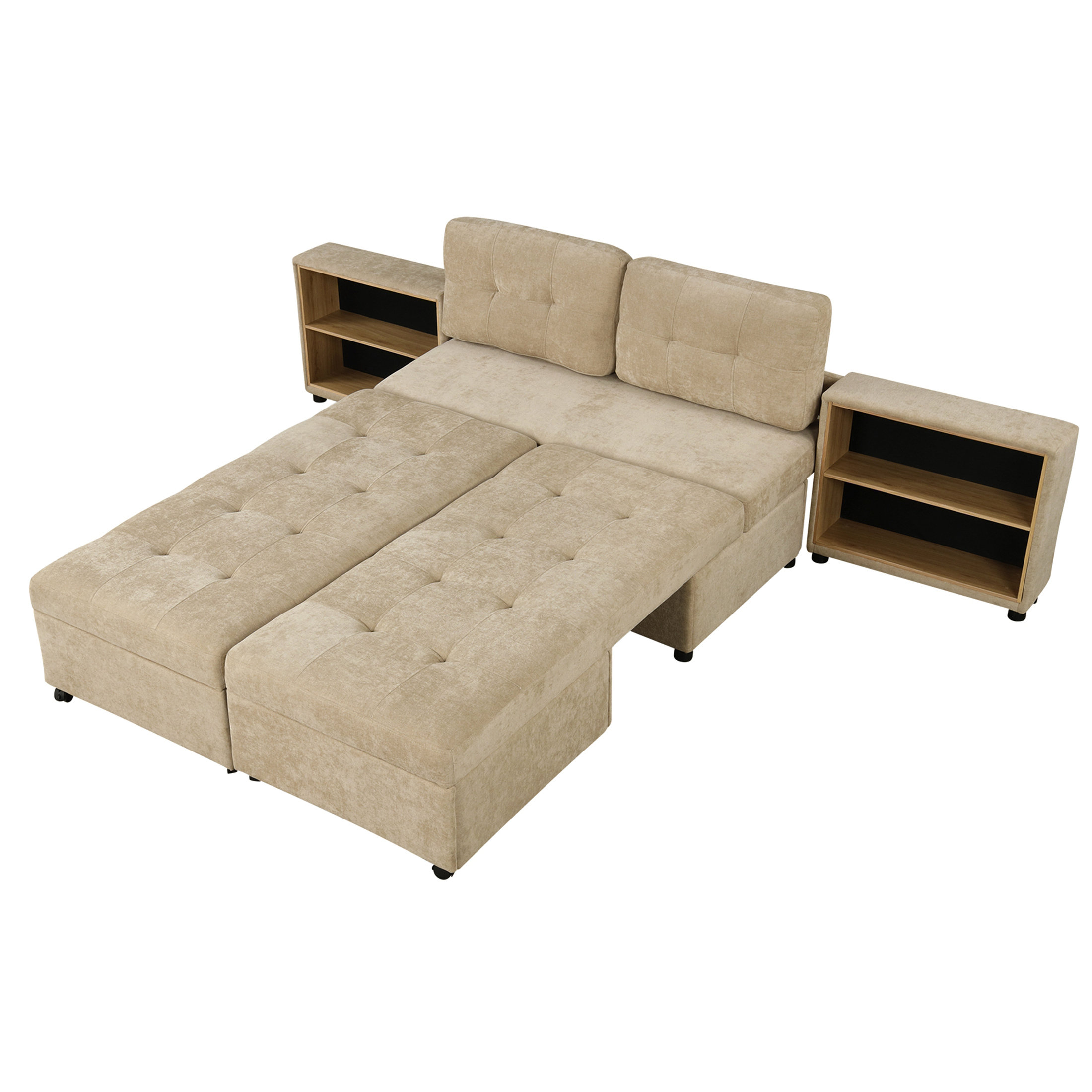 Ebern Designs 121.2" Versatile Sofa Bed Modular Sofa Free-combined Sofa ...