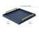 Canora Grey 50.8cm Rectangular Blue Leather Breakfast Tray for Coffee ...
