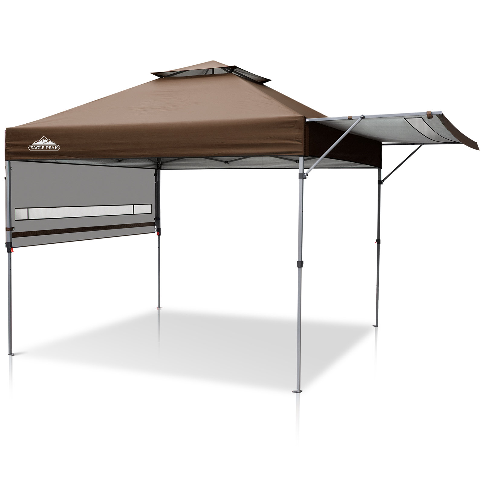 EAGLE PEAK Pop Up Canopies 17 Ft. W x 10 Ft. D Metal Patio Gazebo ...