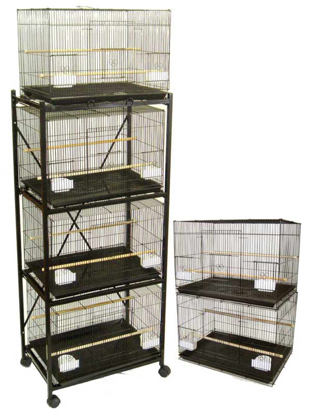 YML Six Small Bird Cage with 2 Feeder Doors - Wayfair Canada