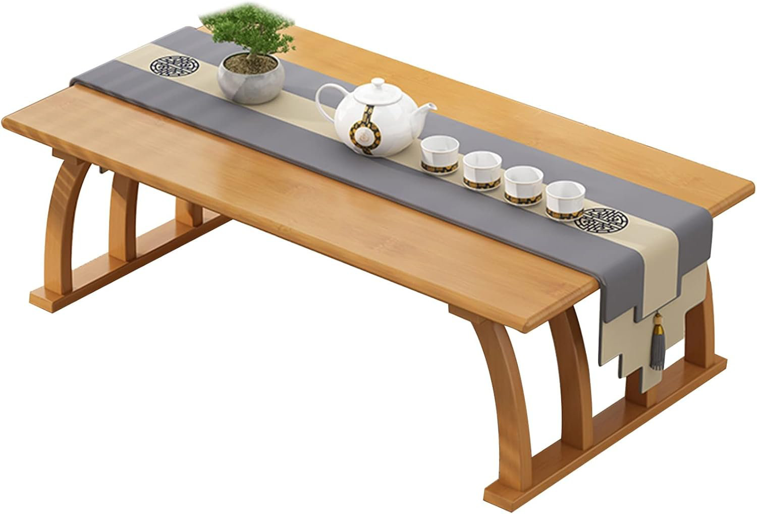 Latitude Run® Bamboo Coffee Table, Low Table & Reviews | Wayfair