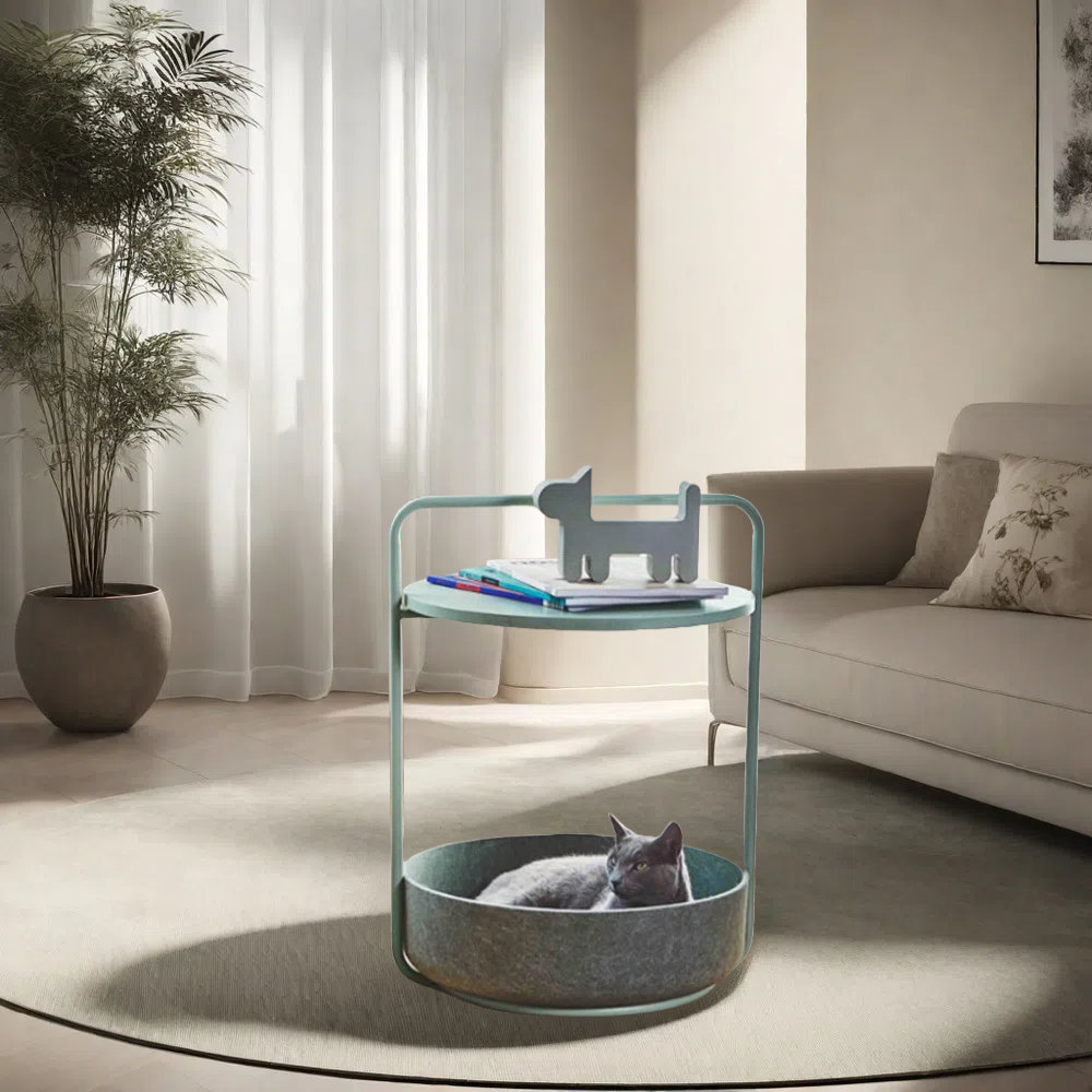 AWORET Grey Green Cat House Coffee Table | Wayfair