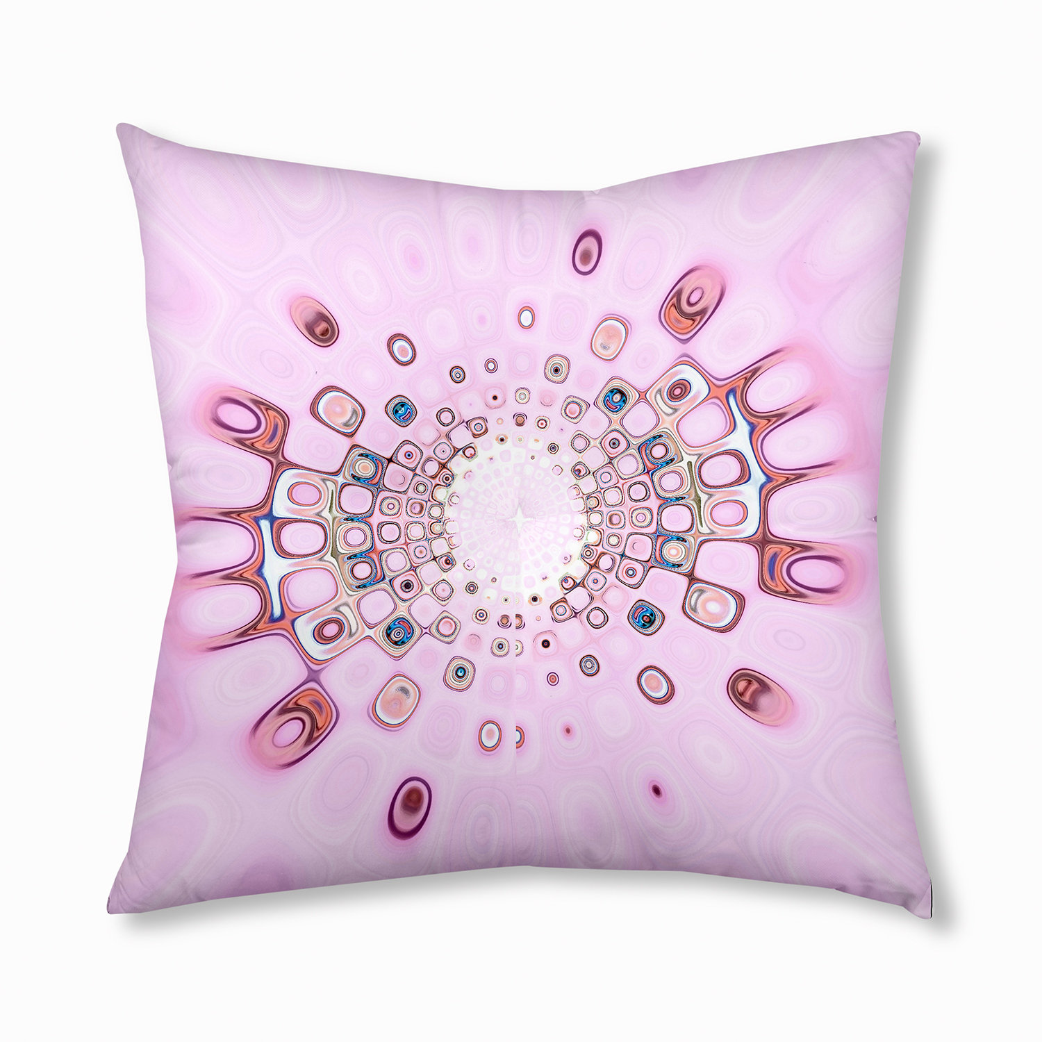 e by design 57_Bohemian & Eclectic Blush Puddle Design Tufted Floor ...