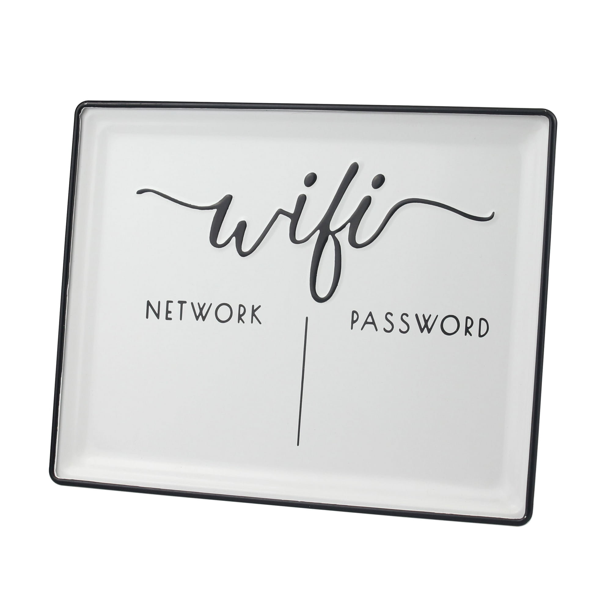 Trinx Decorative Wi-Fi Password Sign, White - Wayfair Canada
