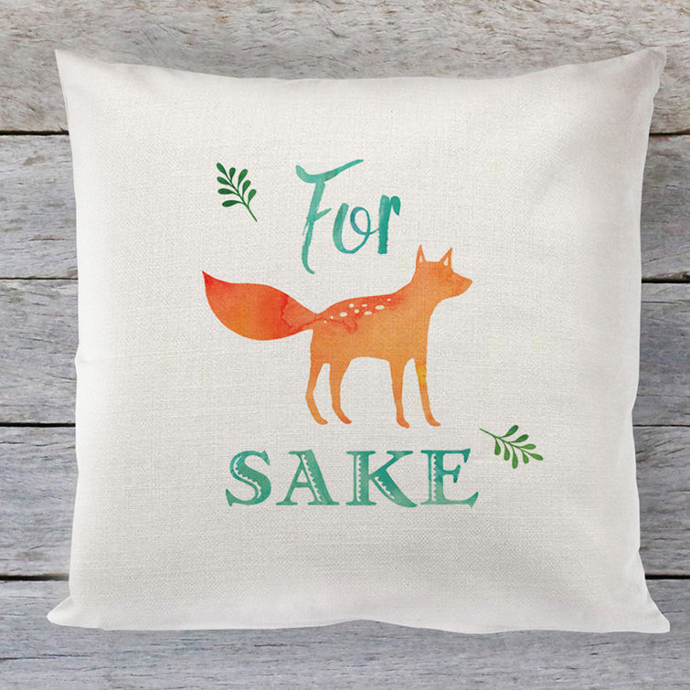 Happy Larry Derr For Fox Sake Abstract 40cm Cushion Cover | Wayfair.co.uk