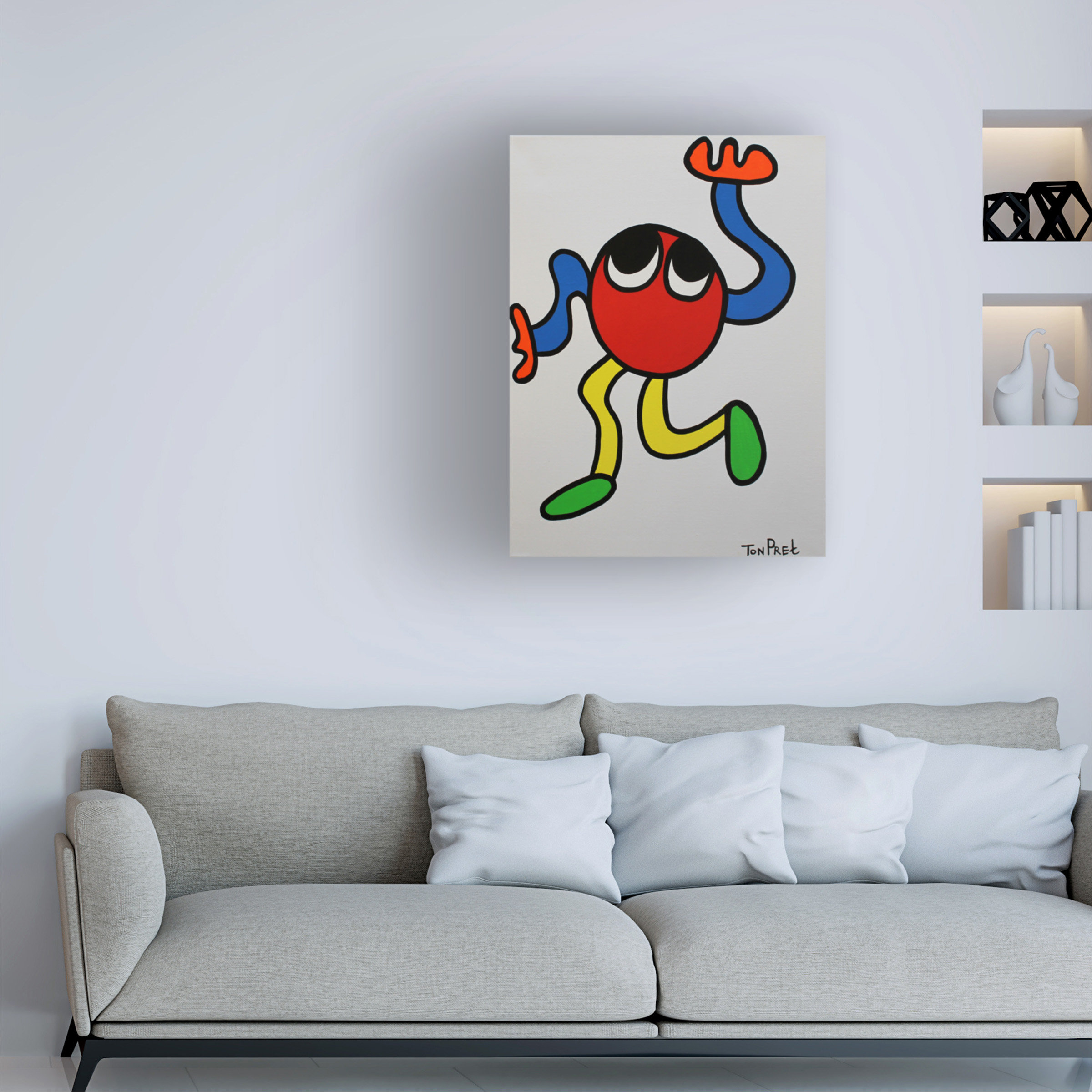 Winston Porter Mr TonTon Swing Dancing by Ton Pret - Wrapped Canvas ...