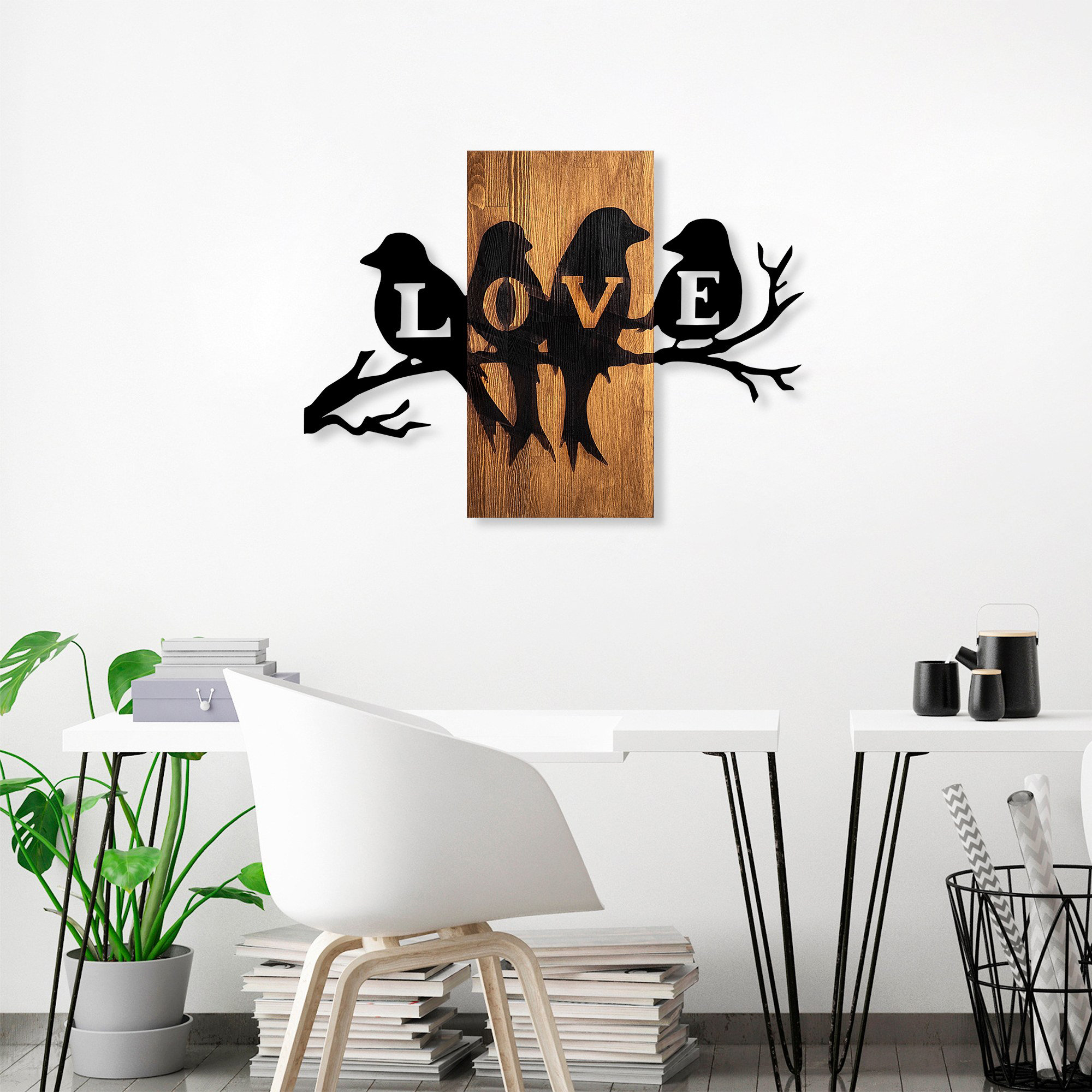 Lark Manor™ Decorative Wooden Wall Accessory | Wayfair