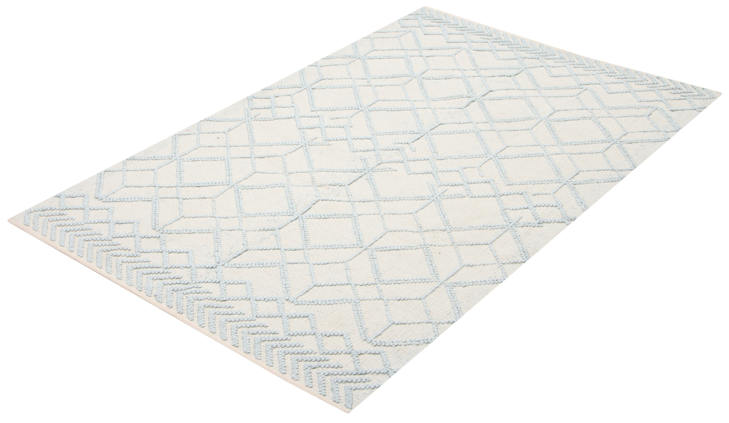 Foundry Select Mulvey Light Blue Rug 5'3" X 8'1" | Wayfair