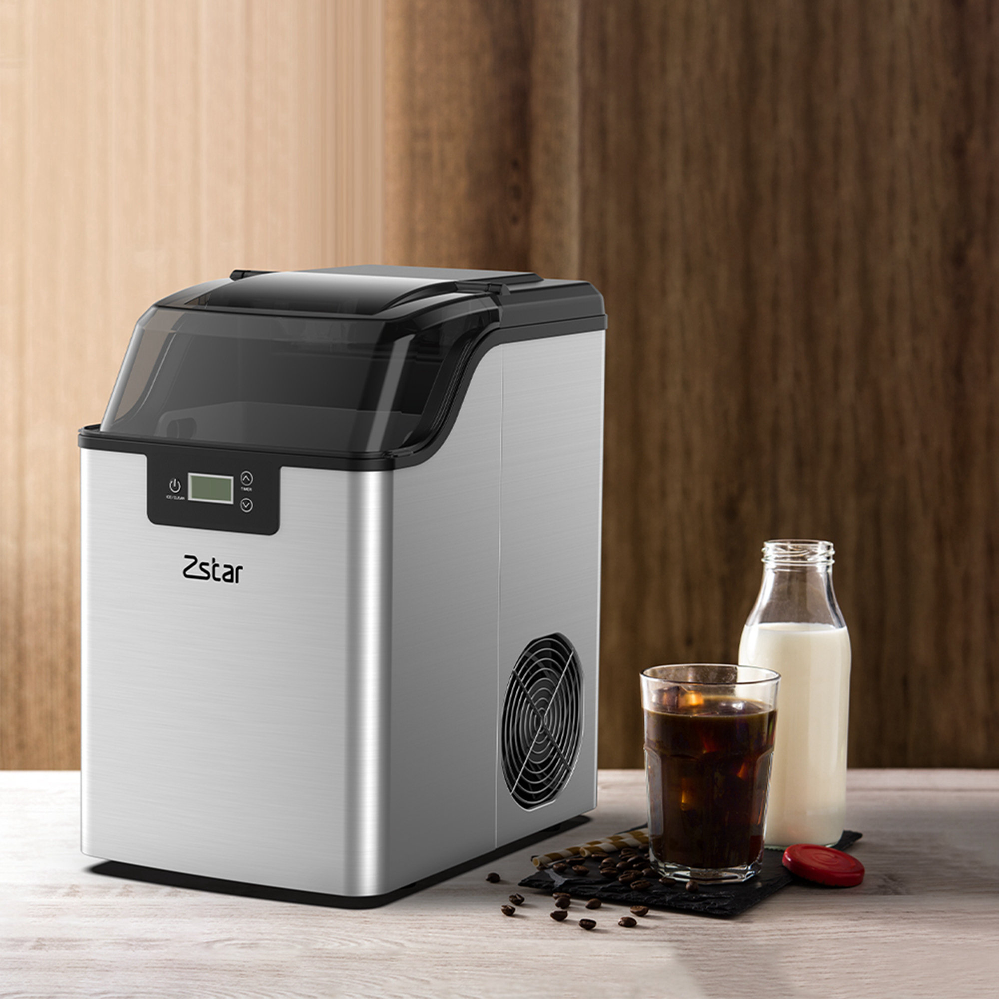 Zstar 44 lb. Daily Production Clear Ice Portable Ice Maker | Wayfair