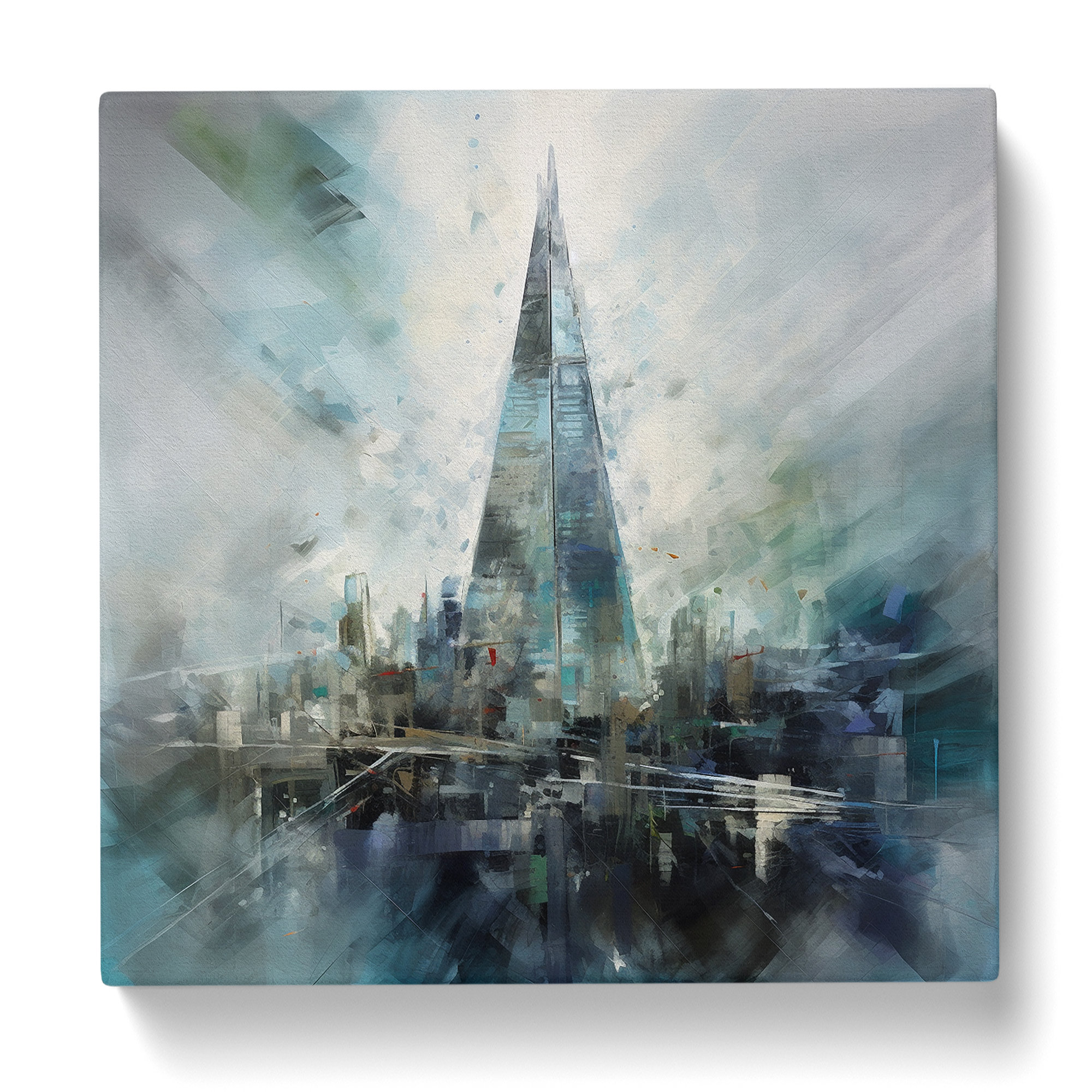 17 Stories The Shard Gestural Art | Wayfair.ie