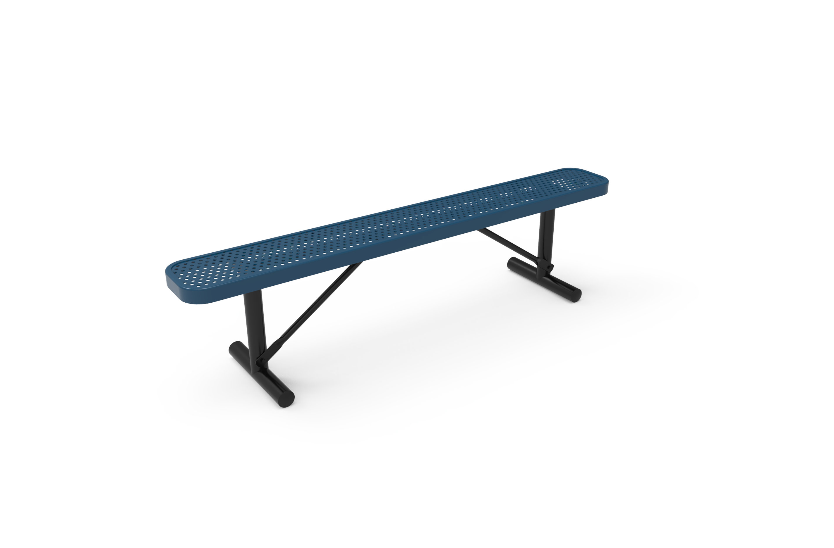 Arlmont & Co. Freeport Park® B6WBP-P-TAN Park Bench With Back Portable ...