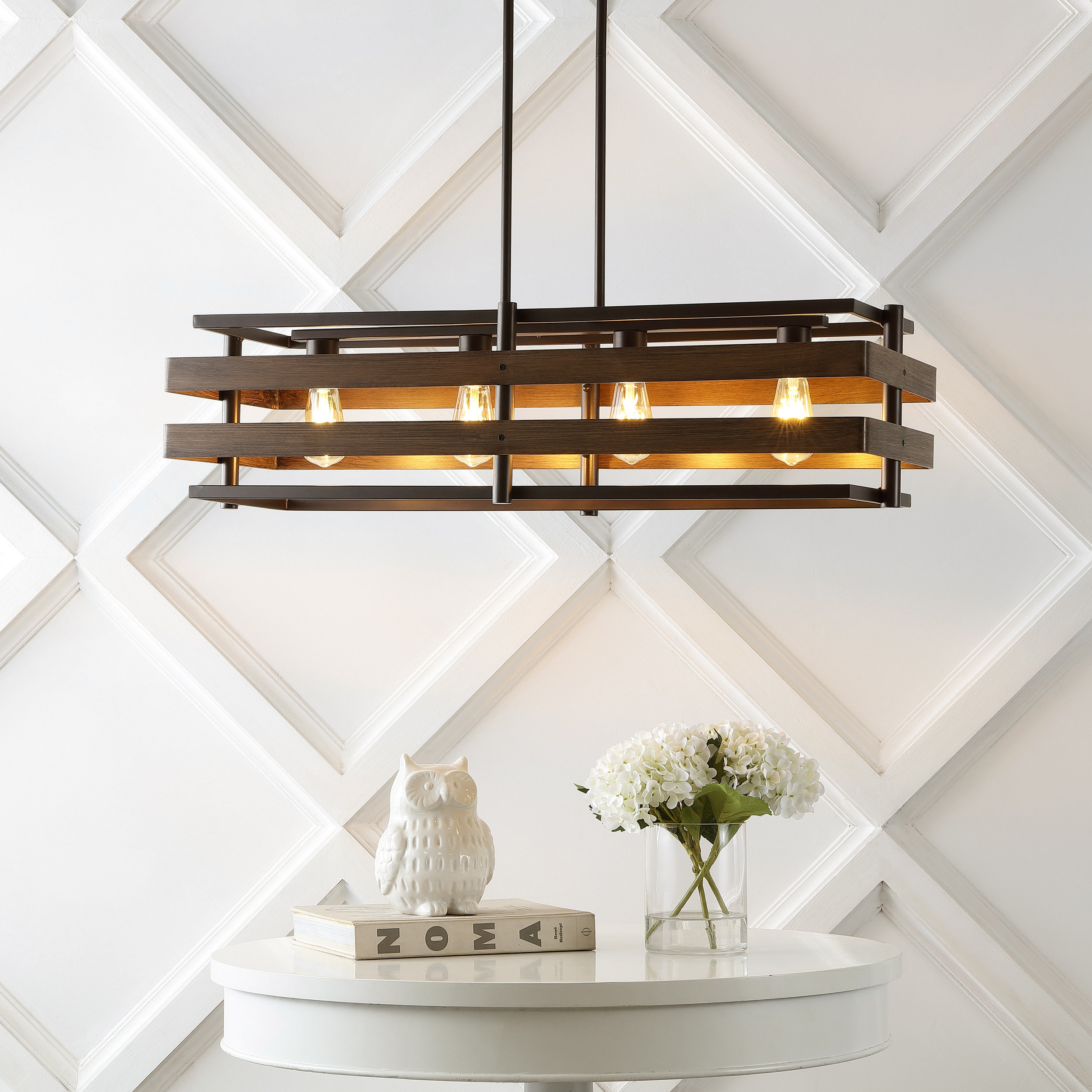 17 Stories 4 - Light Kitchen Island Rectangle Pendant | Wayfair