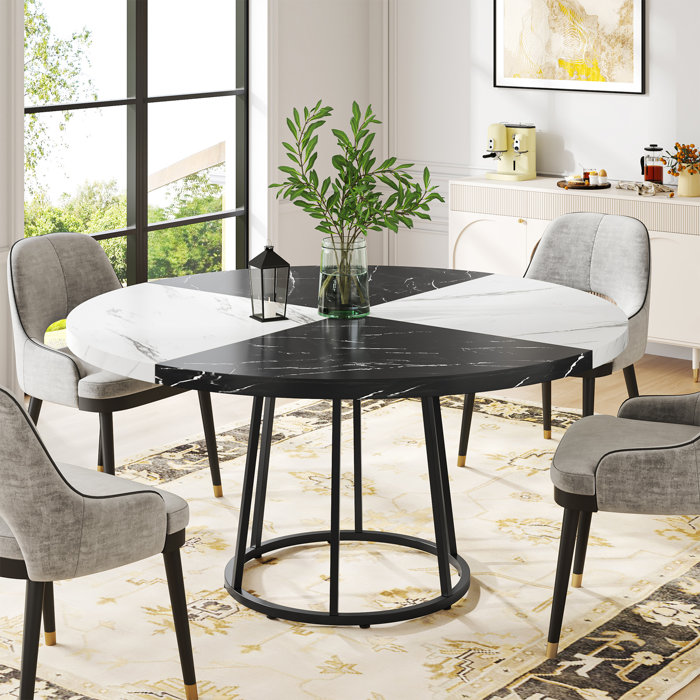 Ebern Designs 47" Round Dining Table & Reviews | Wayfair