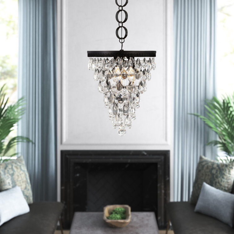 Willa Arlo Interiors Beno 3 - Light Dimmable Tiered Chandelier ...