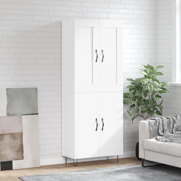 17 Stories Mikenzy 4 Door Manufactured Wood Wardrobe | Wayfair.co.uk