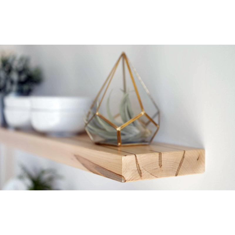 Loon Peak® Ginny 2 Piece Maple Floating Shelf & Reviews | Wayfair