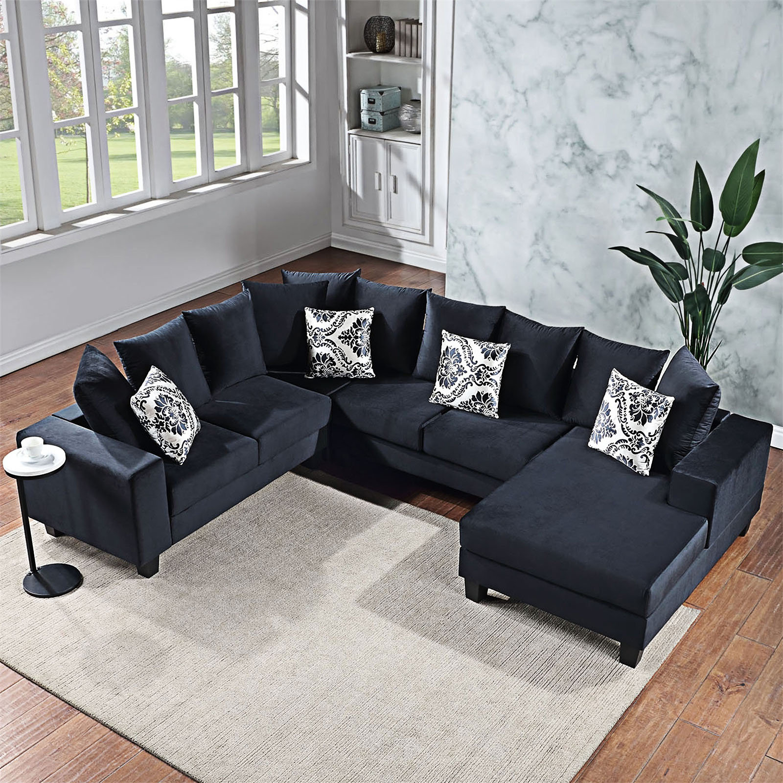 Oversgo Modern Sectional Sofa Corner Couch | Wayfair