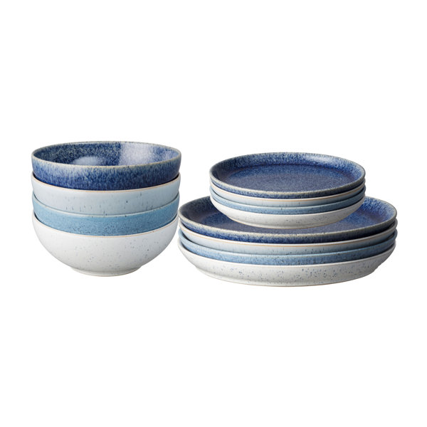 Denby Studio Blue 12 Pc Set & Reviews | Wayfair