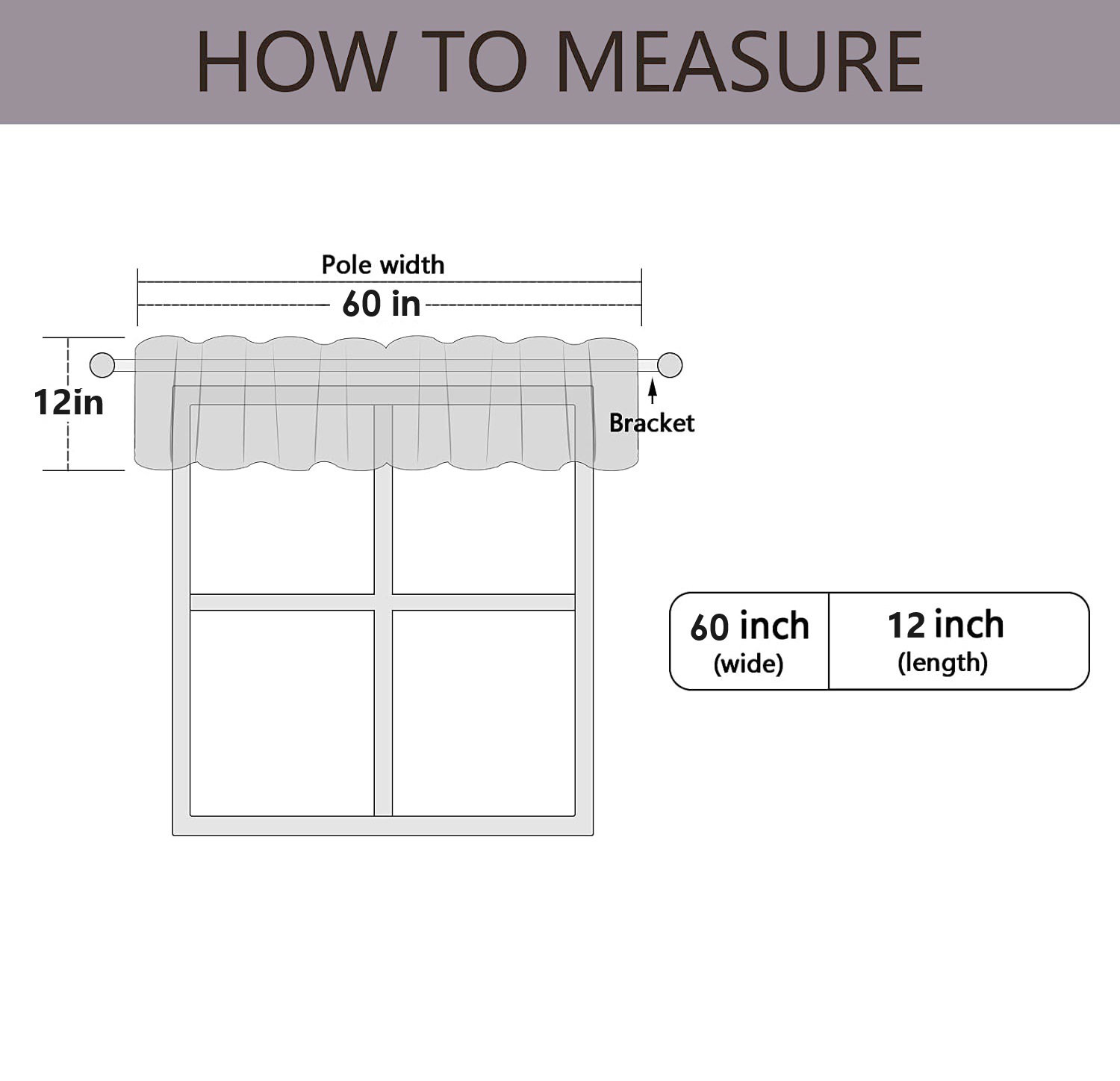 Loon Peak® Cotton 60" Window Valance & Reviews | Wayfair