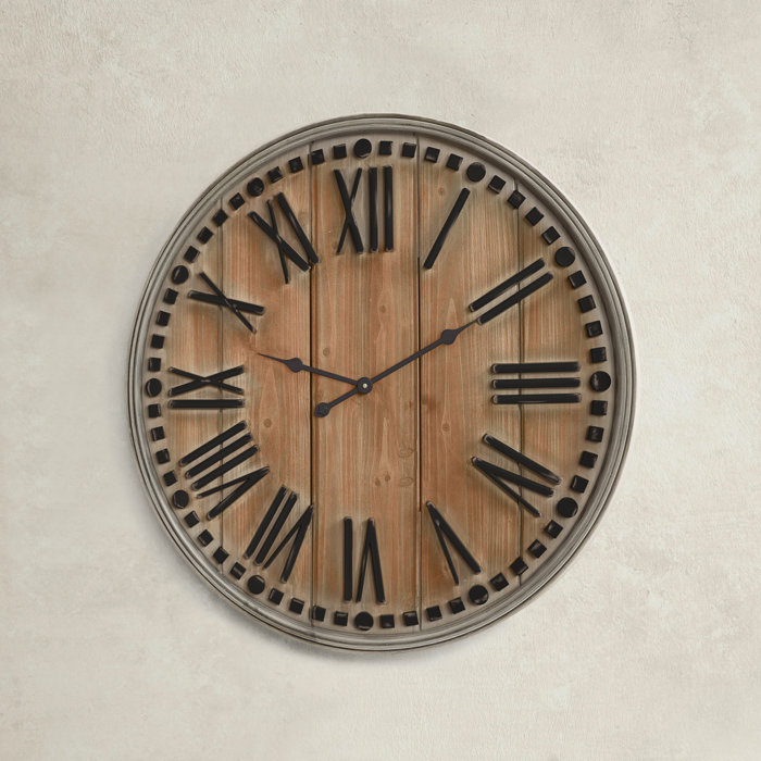 Birch Lane™ Wood Wall Clock & Reviews | Wayfair