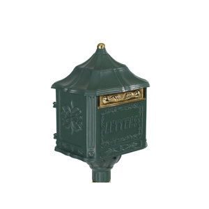 Amco Mailboxes Locking Post Mounted Mailbox & Reviews | Wayfair