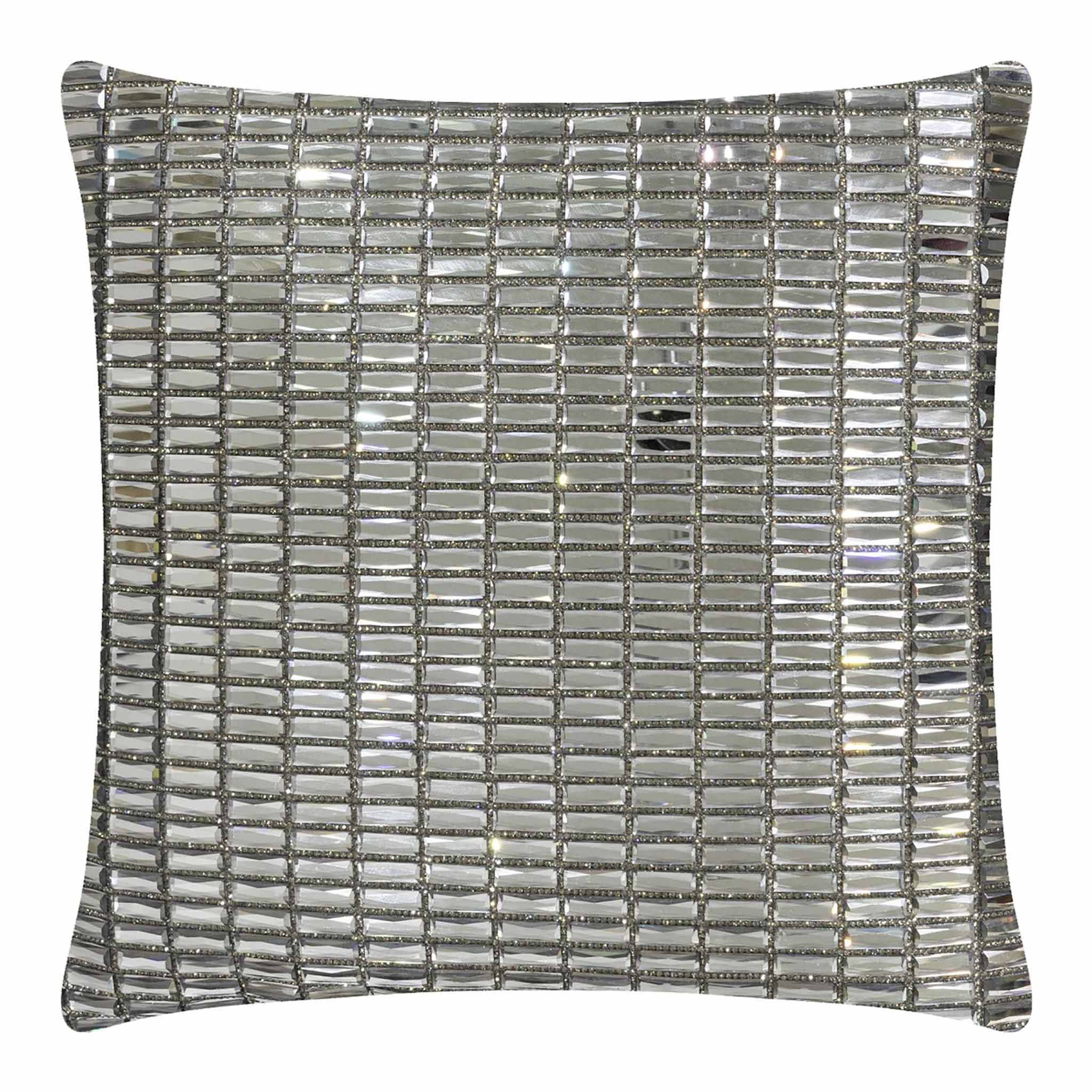 Sparkles Home Fifth Avenue Pillow, Luxe Glass Stones and Rhinestones ...