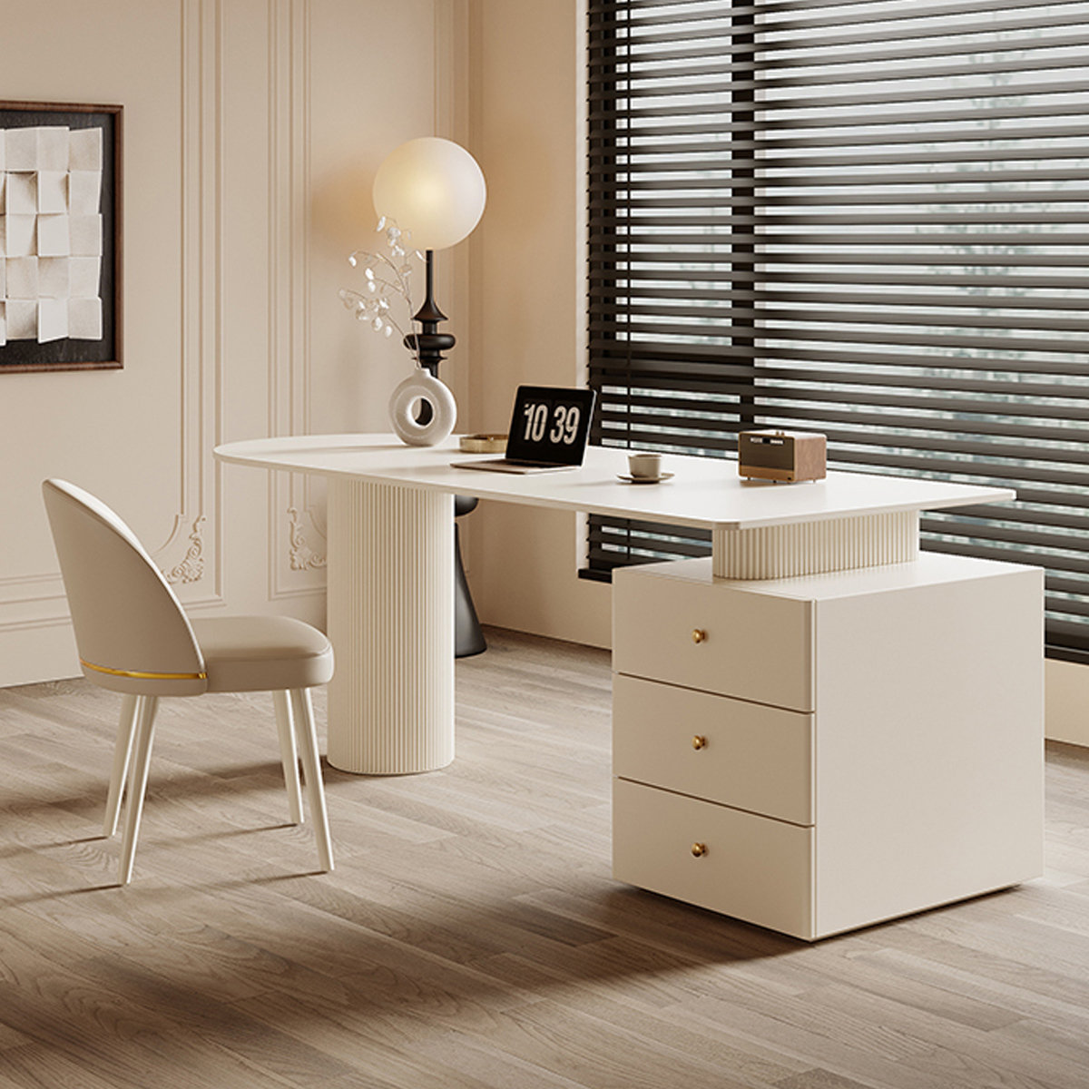 Wardrobe Trendsetter 800216709545WT&Size Free Form Writing Desk | Wayfair