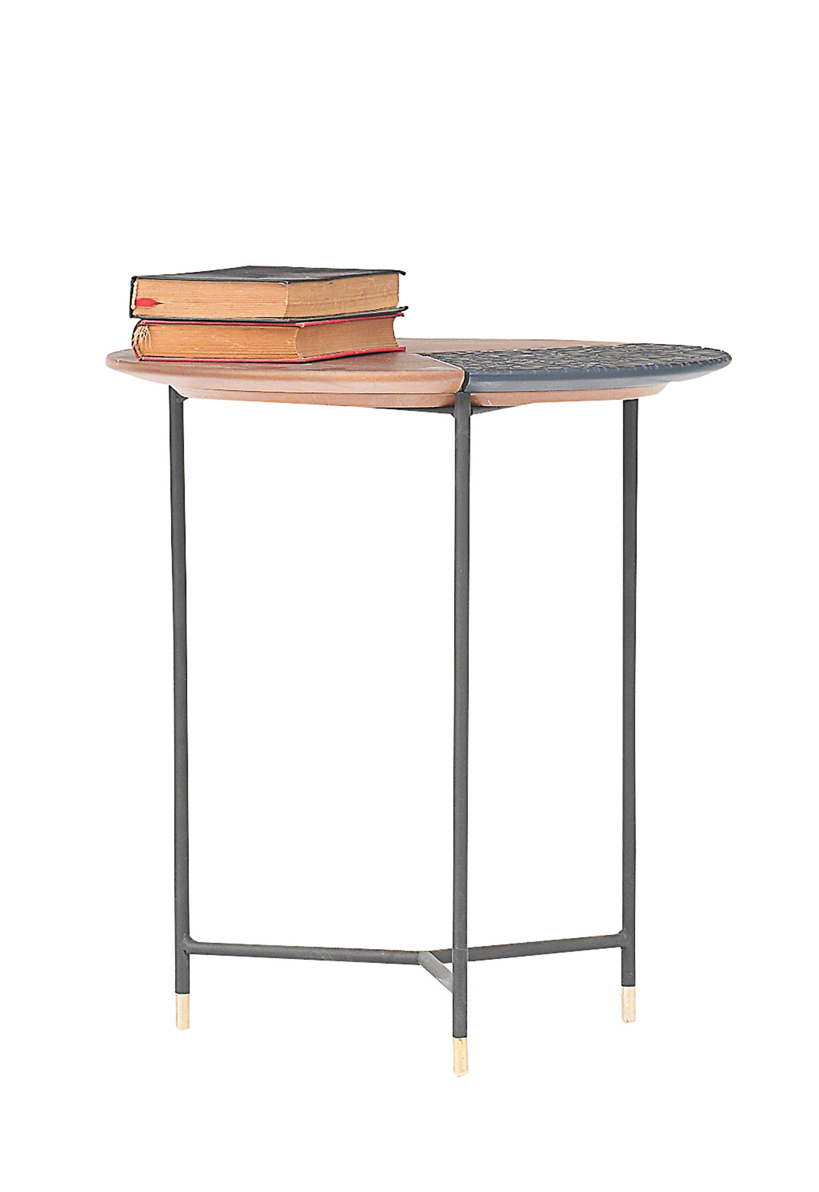 17 Stories Netha 20" Round Side Table in Walnut - Wayfair Canada