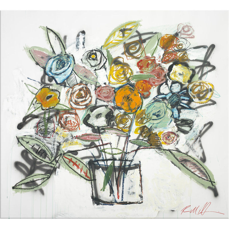 RFA Decor The Flower by Robert Robinson - Wrapped Canvas Painting ...