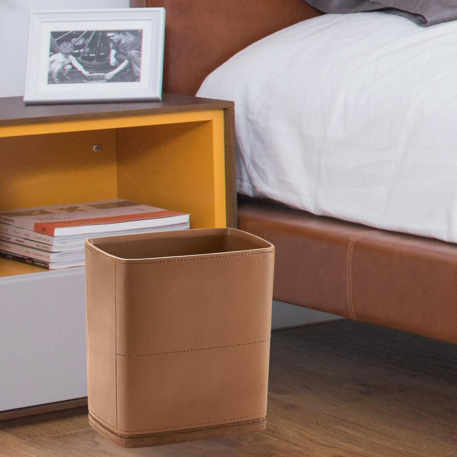 THIROX Bathroom Trash Can 1.8 Gallon(7 Liter) Small Kitchen Garbage Can ...