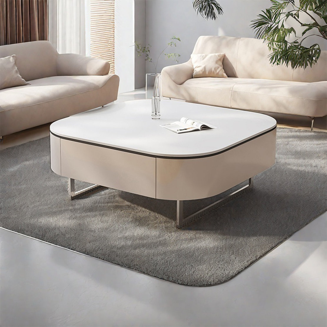 Trentastic Trails Square SLATE coffee table - Wayfair Canada