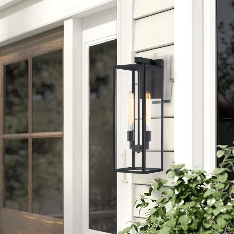 17 Stories Eldon 2 Lights Outdoor Wall Light & Reviews | Wayfair