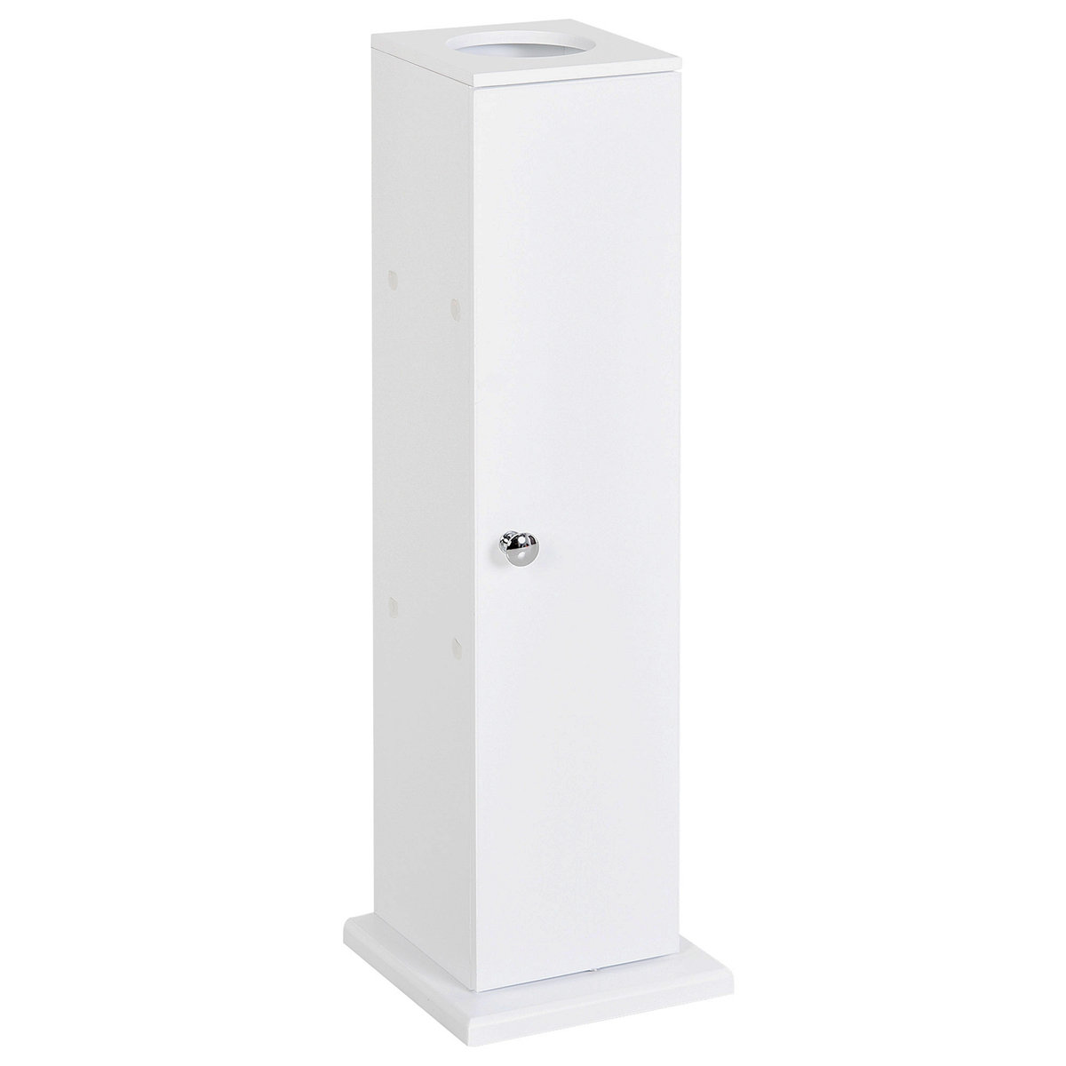 Ebern Designs Toilet Paper Cabinet, Small Bathroom Corner Floor Cabinet ...