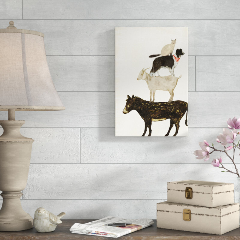 Gracie Oaks " Barnyard Buds VI " by Victoria Borges Painting Print on ...