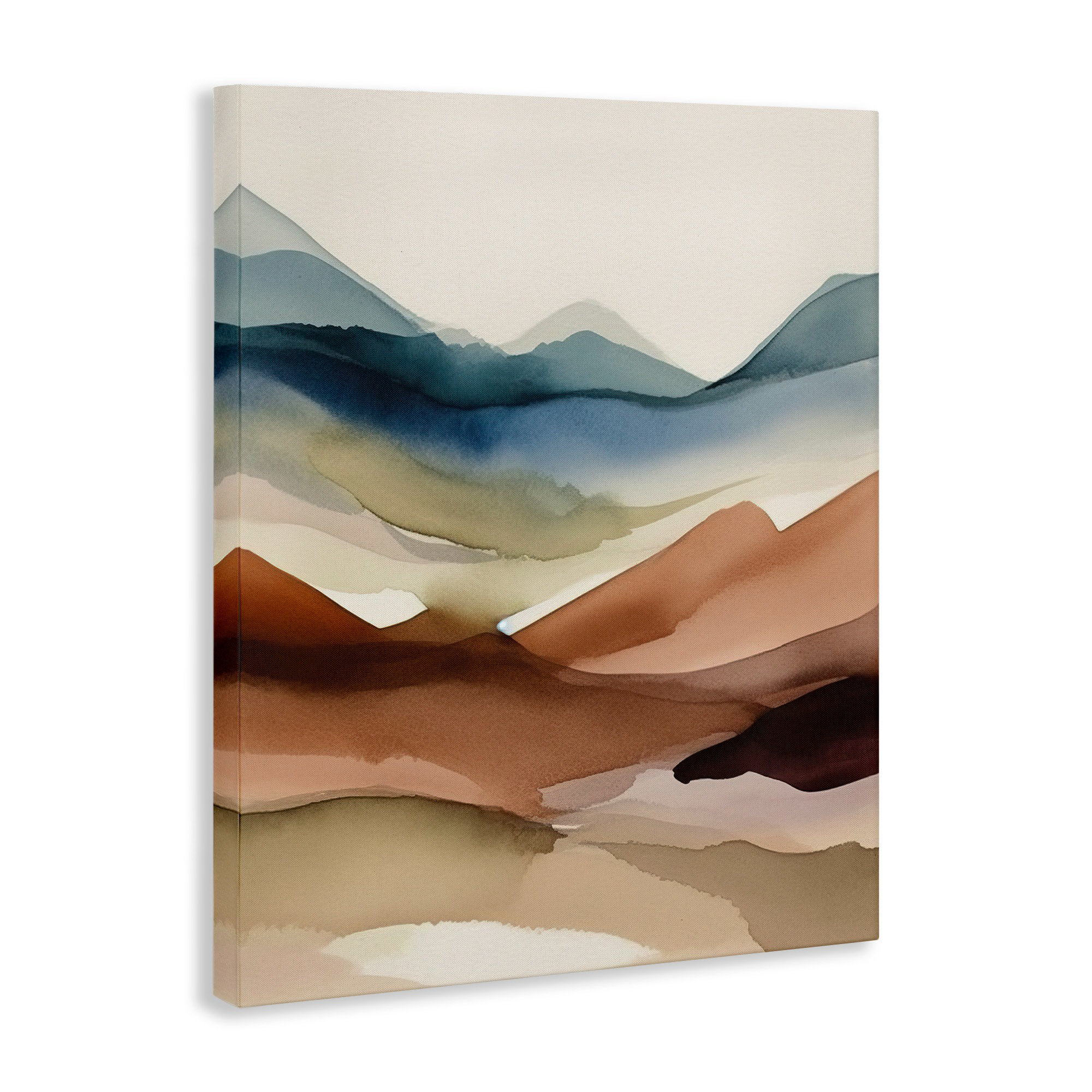 Wrought Studio™ Abstract Desert Landscape Canvas Wall Art Design By ...