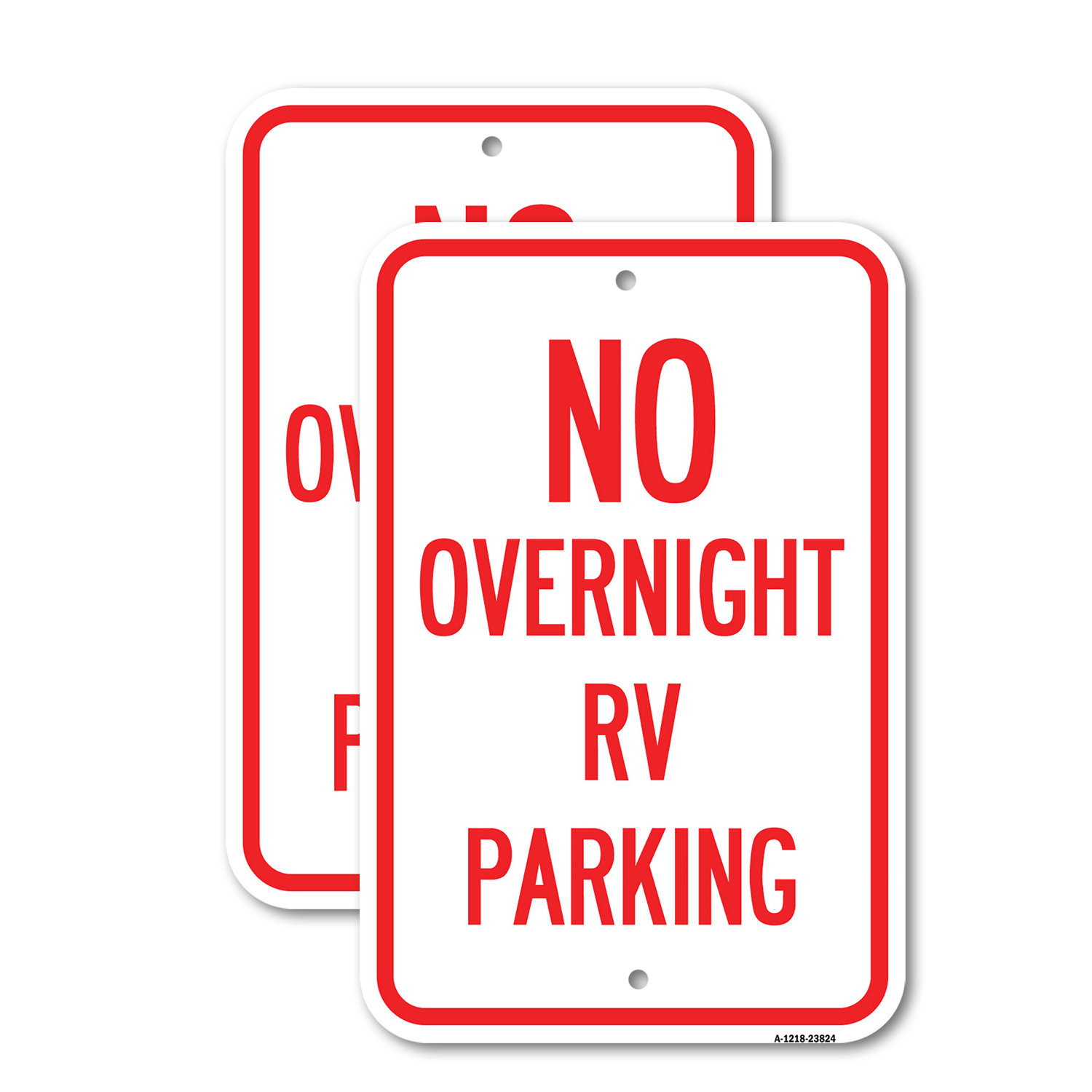 SignMission No Overnight RV Parking Aluminum Sign | Wayfair