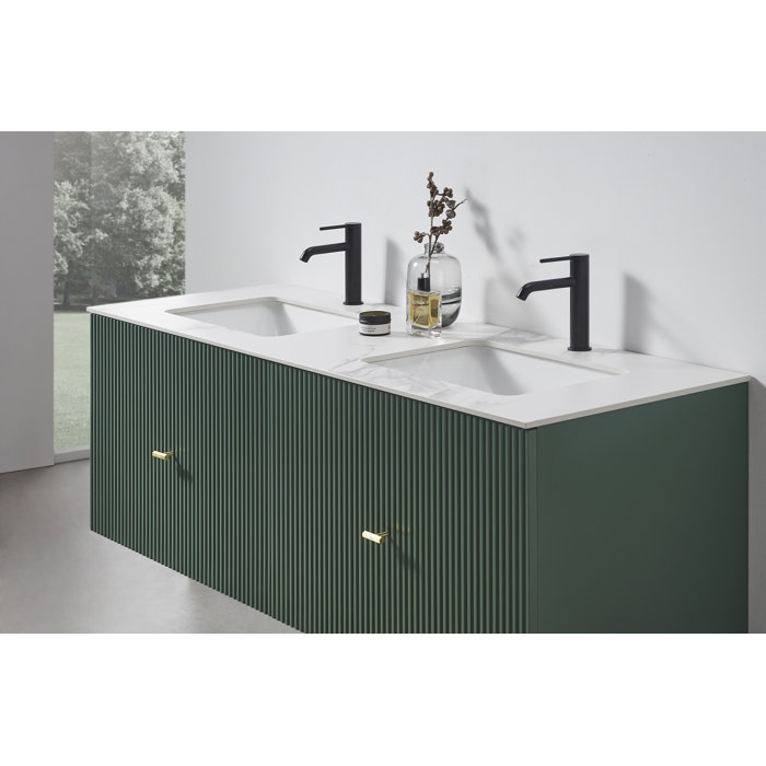 AllModern Jamell 59.06'' Wall Mounted Double Bathroom Vanity with ...