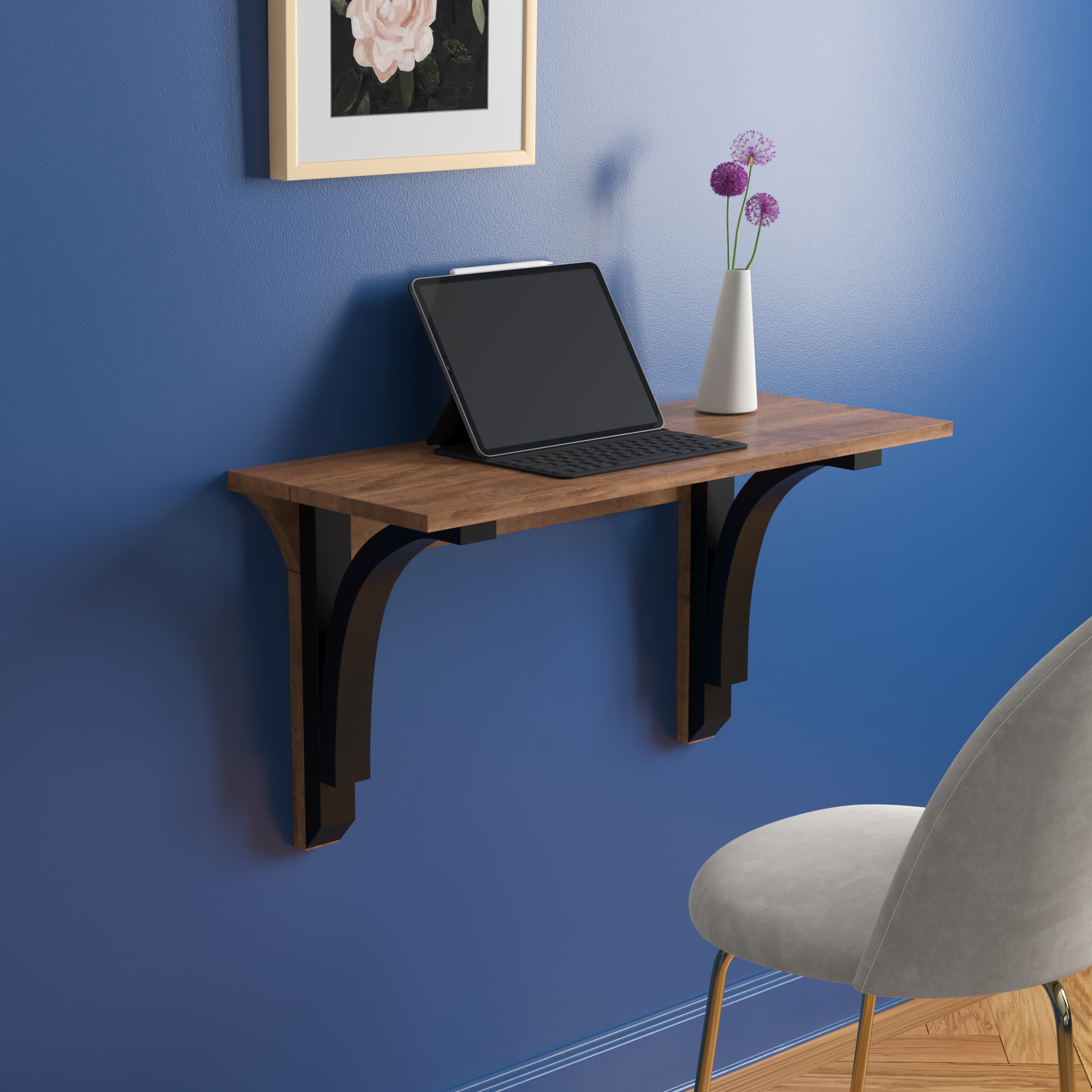 Etta Avenue™ Teen Alexei Floating Desk & Reviews | Wayfair