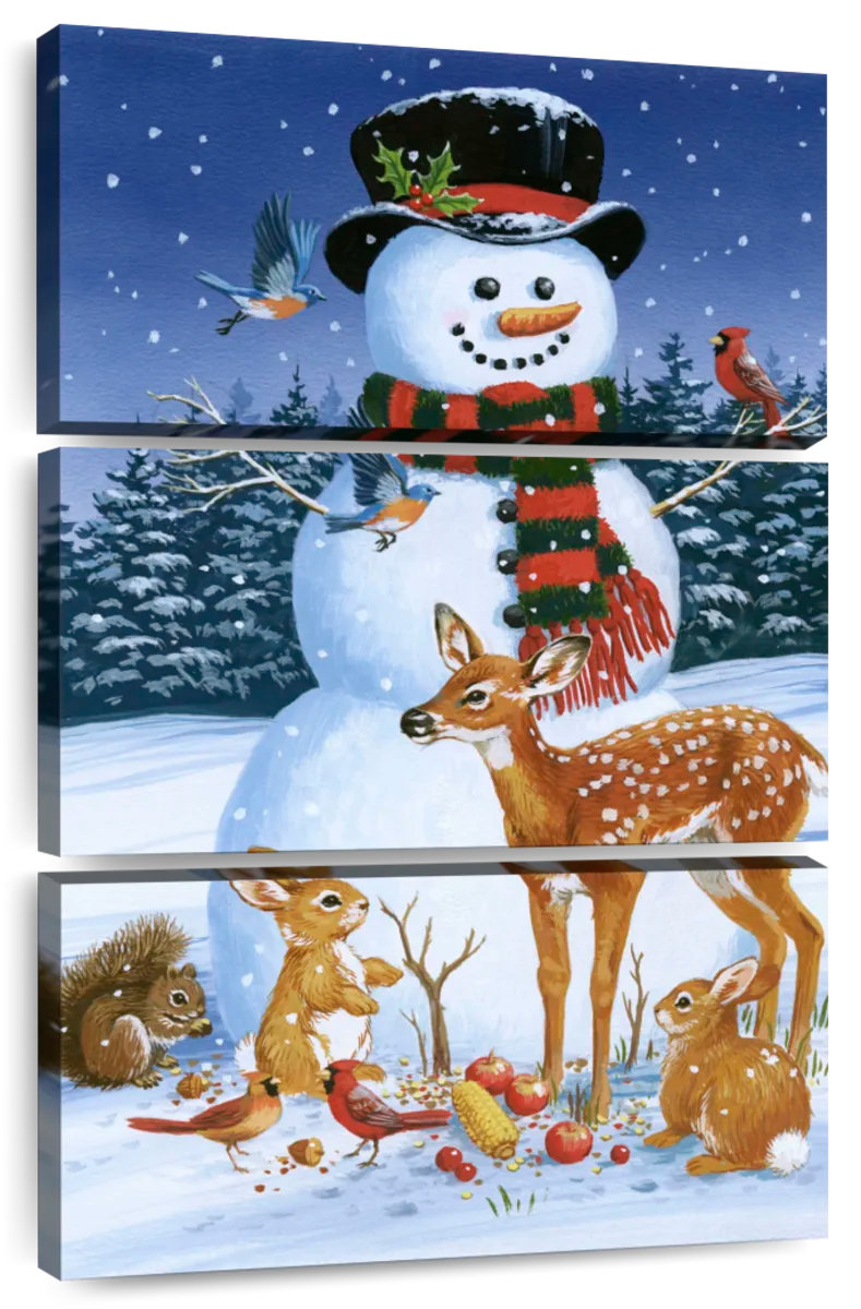 The Holiday Aisle® Lelend Snowman With Friends | Wayfair
