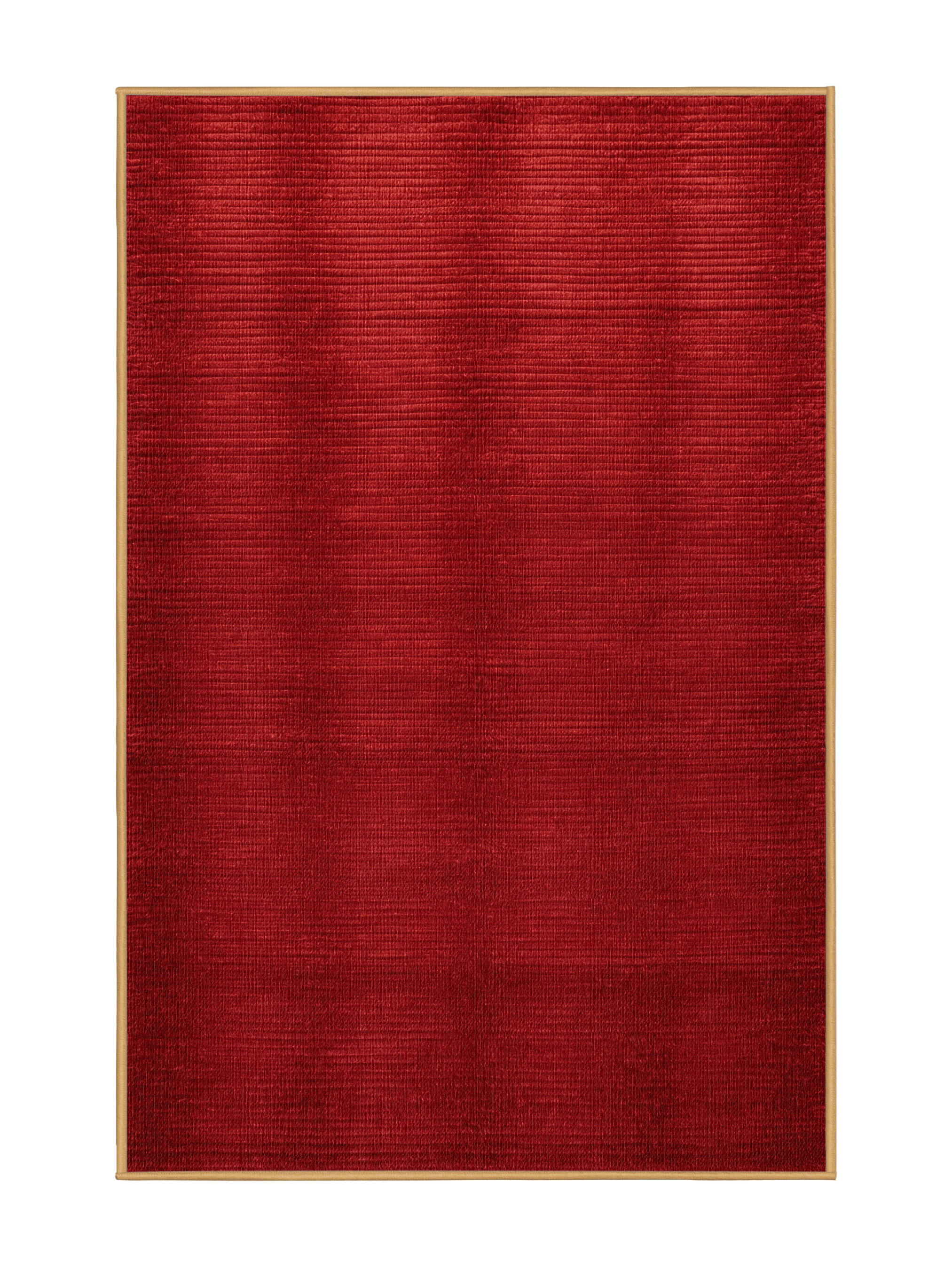 Hokku Designs Machine Washable Solid Red Area Rug | Wayfair