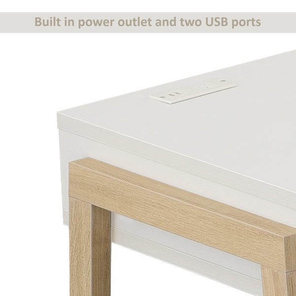 Brayden Studio® Katharine Rectangular Desk & Reviews | Wayfair