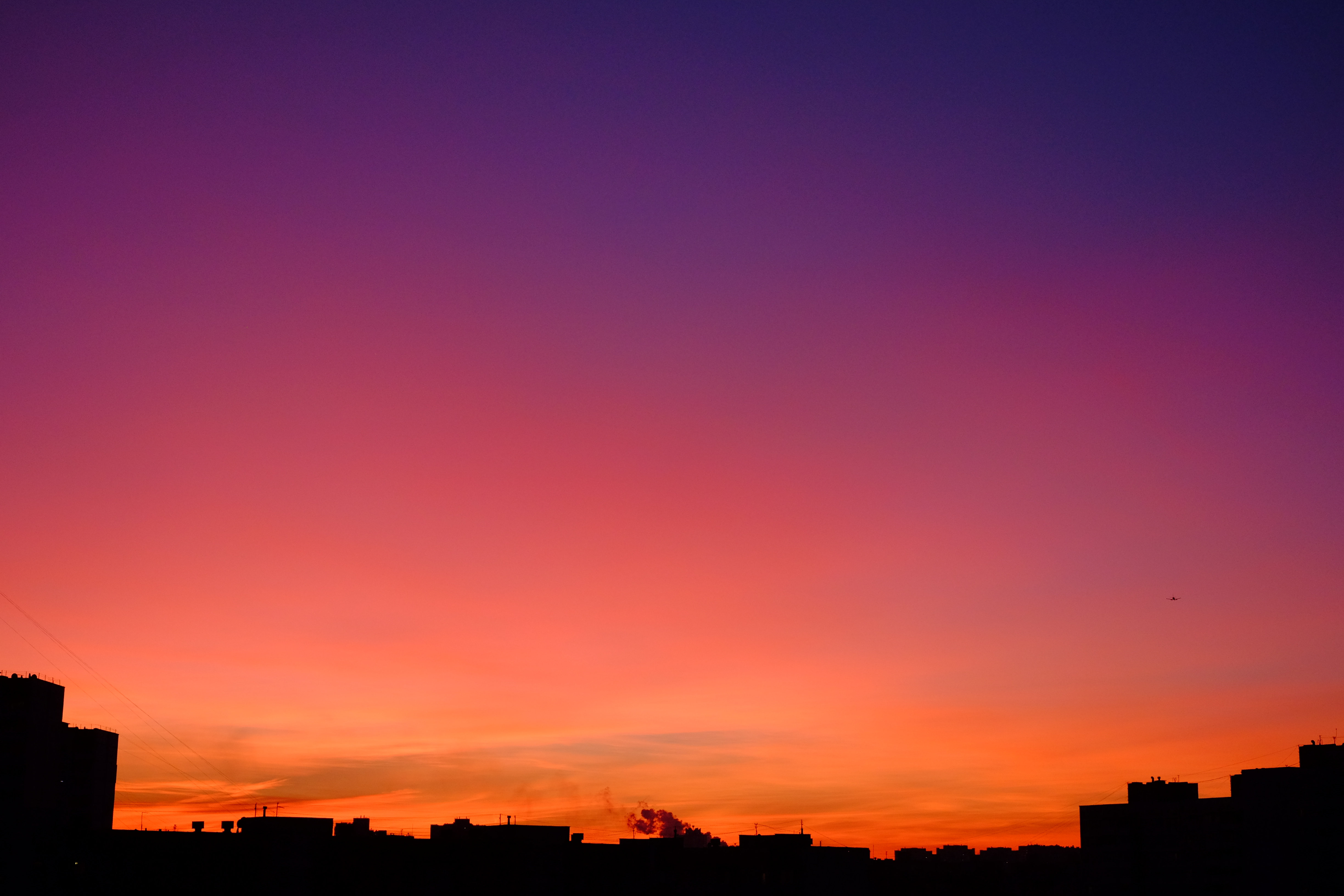 Ebern Designs Skyline During Sunset by Gilitukha - Wrapped Canvas ...