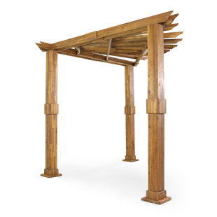 Wood Pergolas You'll Love | Wayfair