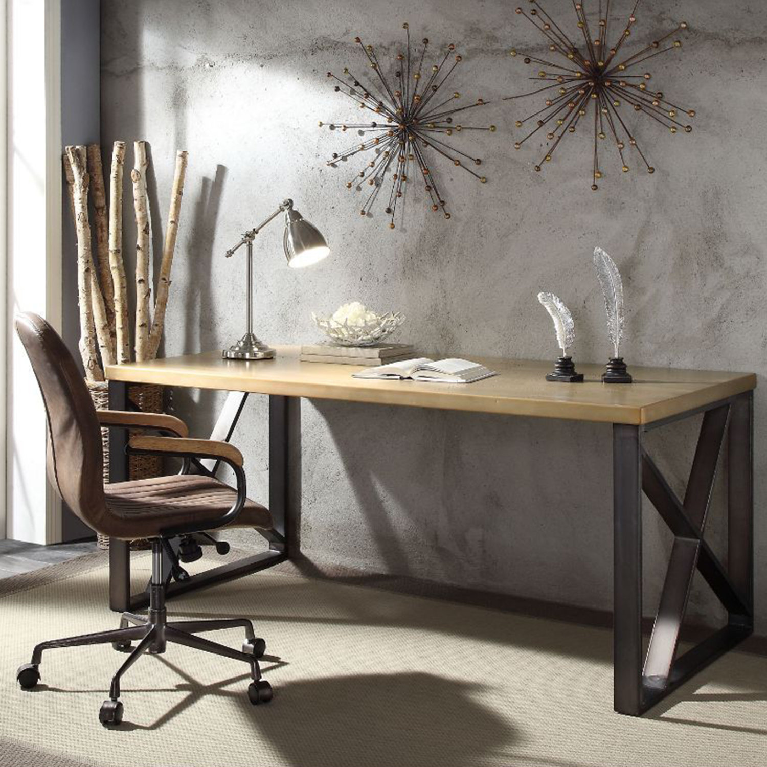 17 Stories Metal Base Music Desk | Wayfair